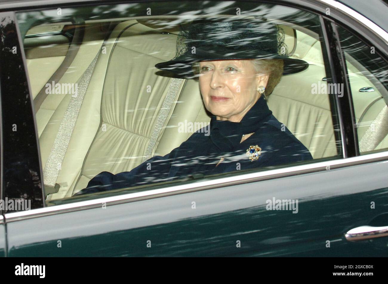 Princess Alexandra arrives by car for the 10th anniversary memorial ...