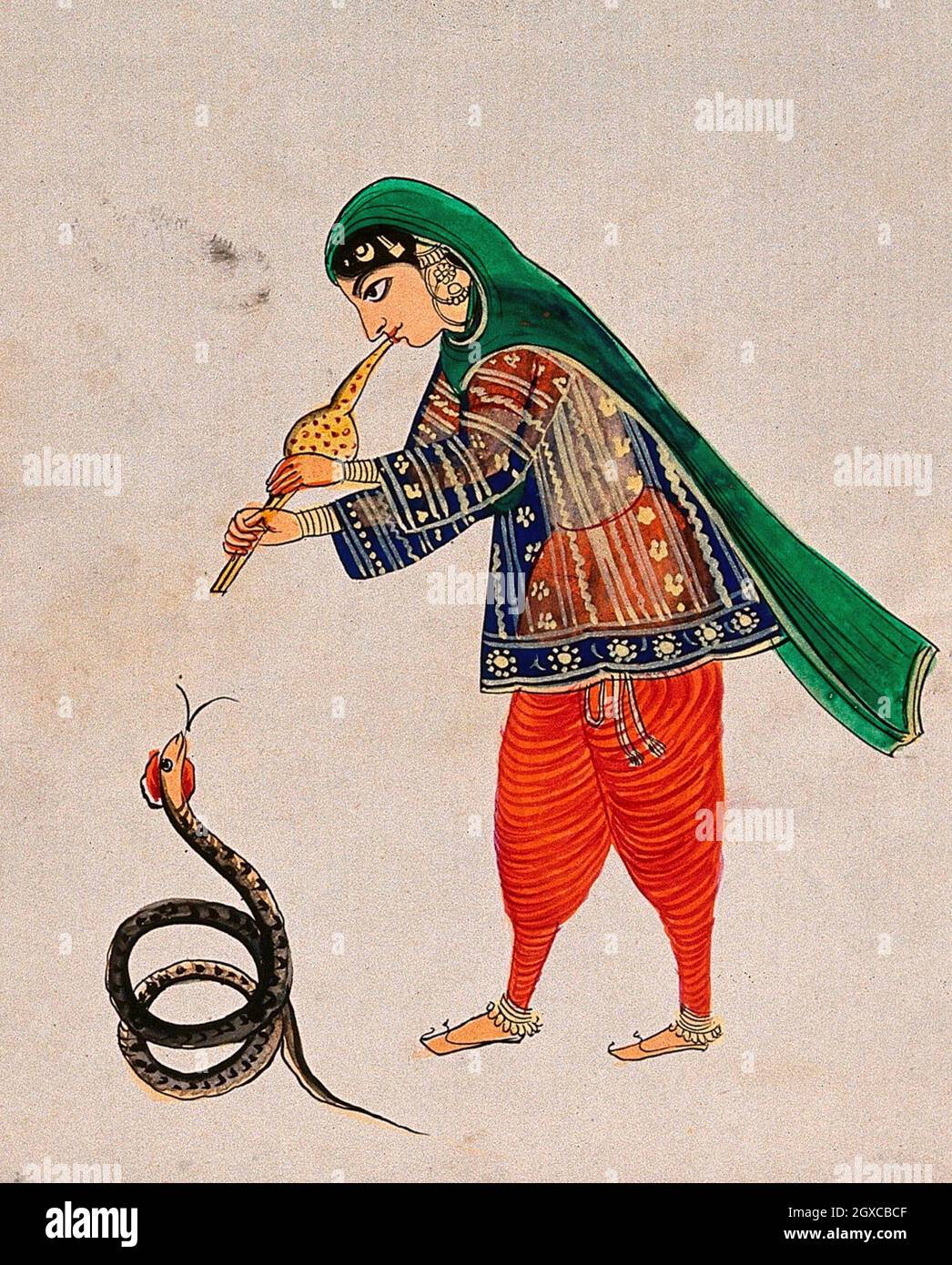 The snake charmer painting hi-res stock photography and images - Alamy