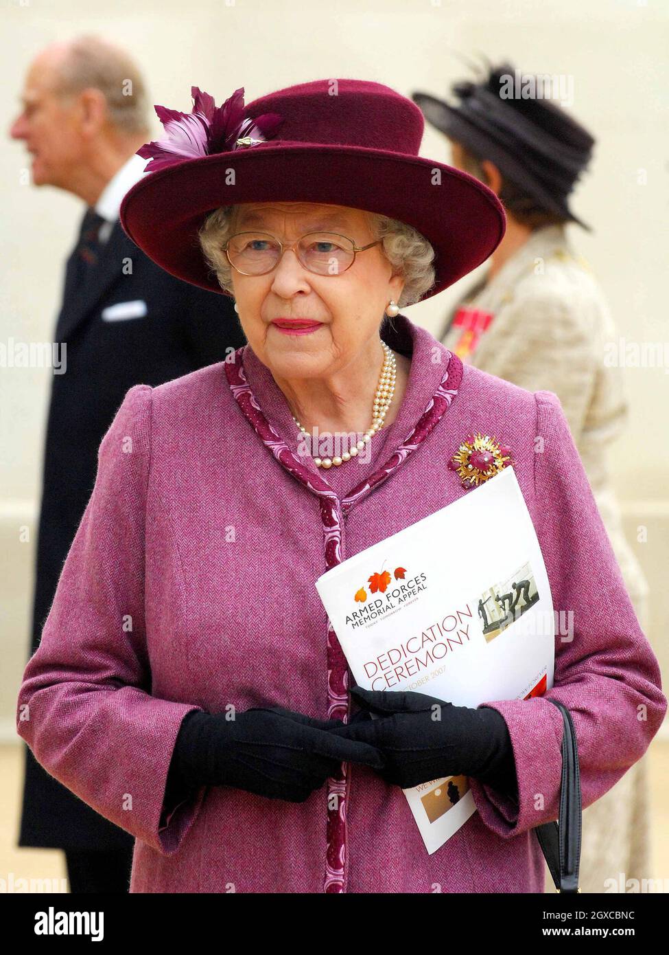 Queen Elizabeth II attends the dedication ceremony for the the new ...