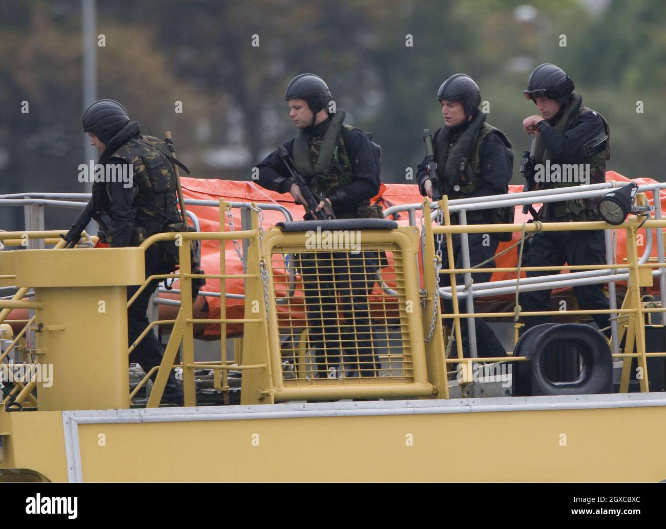 Prince William wears a black special forces dry-suit on board a Royal ...