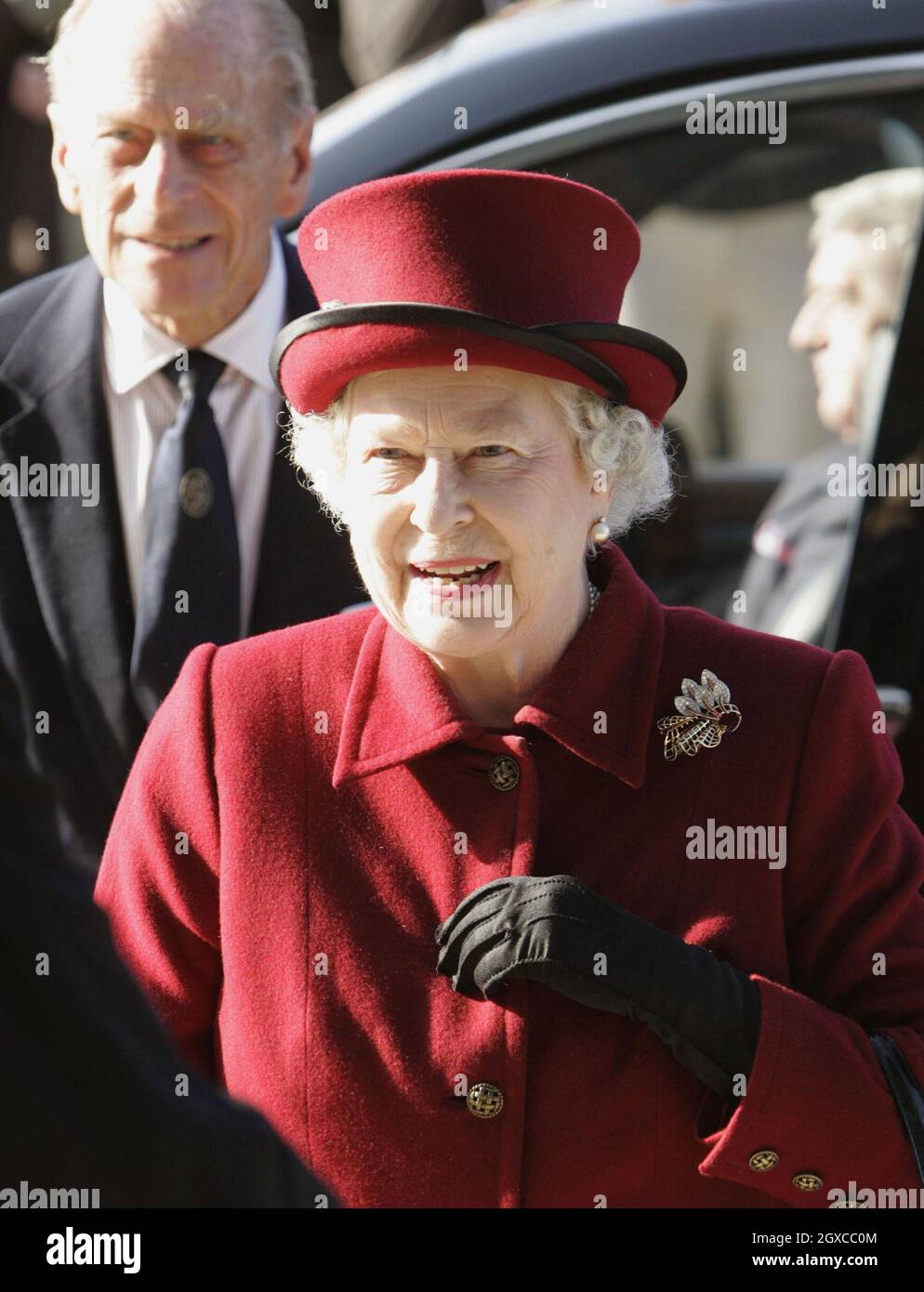 Queen Elizabeth II and Prince Philip, Duke of Edinburgh arrive at the ...