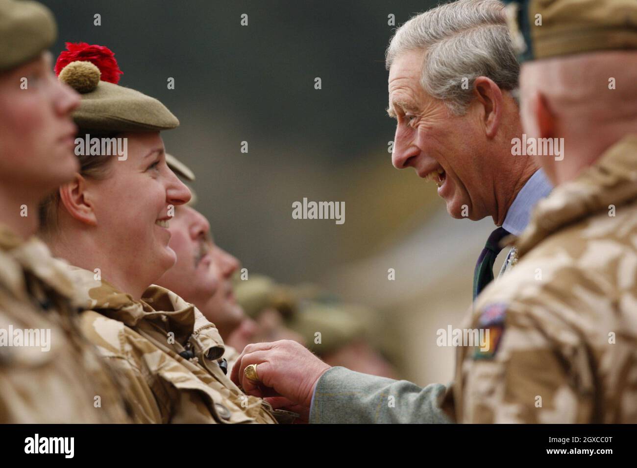 Prince Charles, Prince of Wales honours Territorial Army soldiers who ...