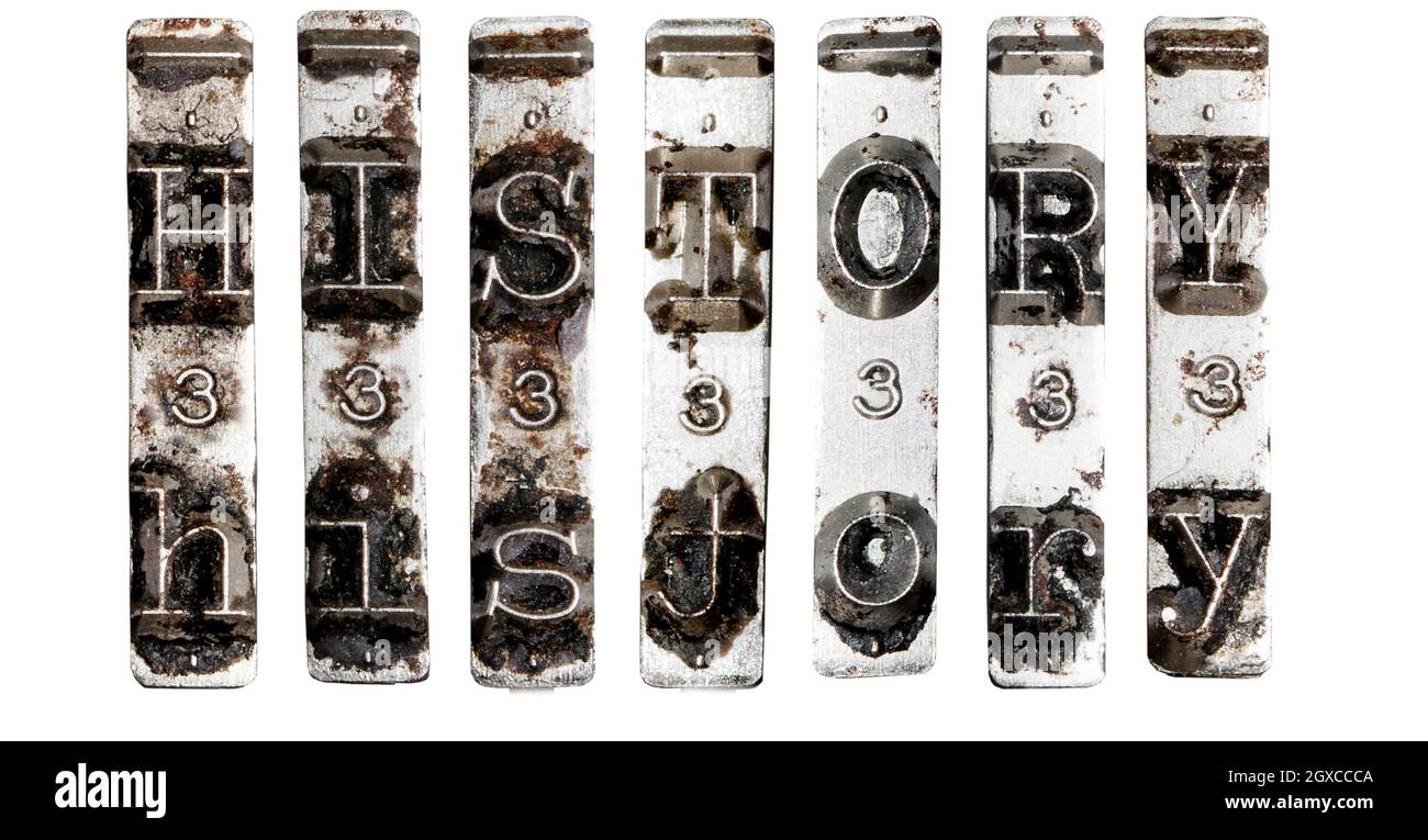 Old antique typewriter detail Cut Out Stock Images & Pictures - Alamy