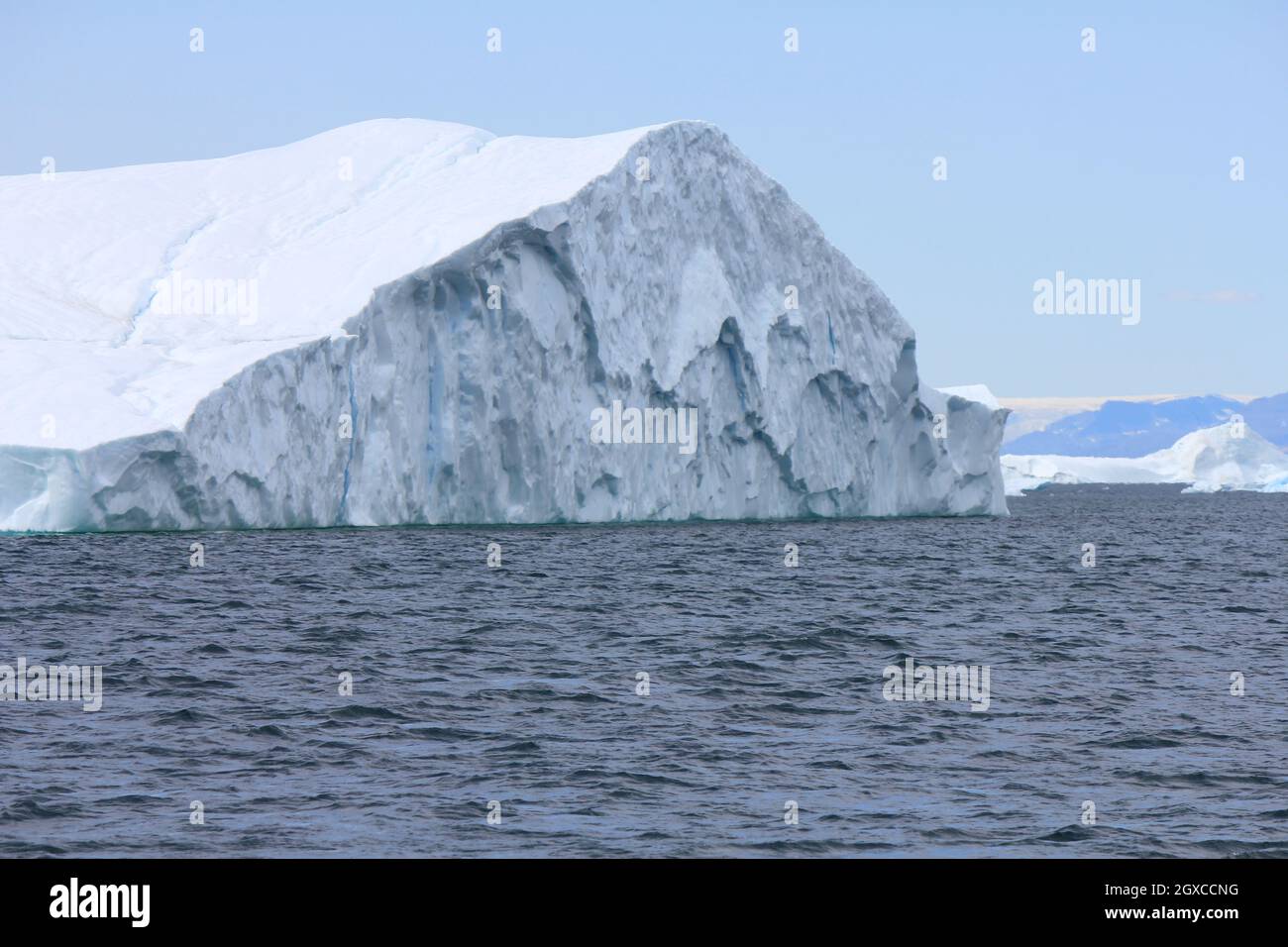 Amazing iceberg scenery in Disko Bay Stock Photo - Alamy