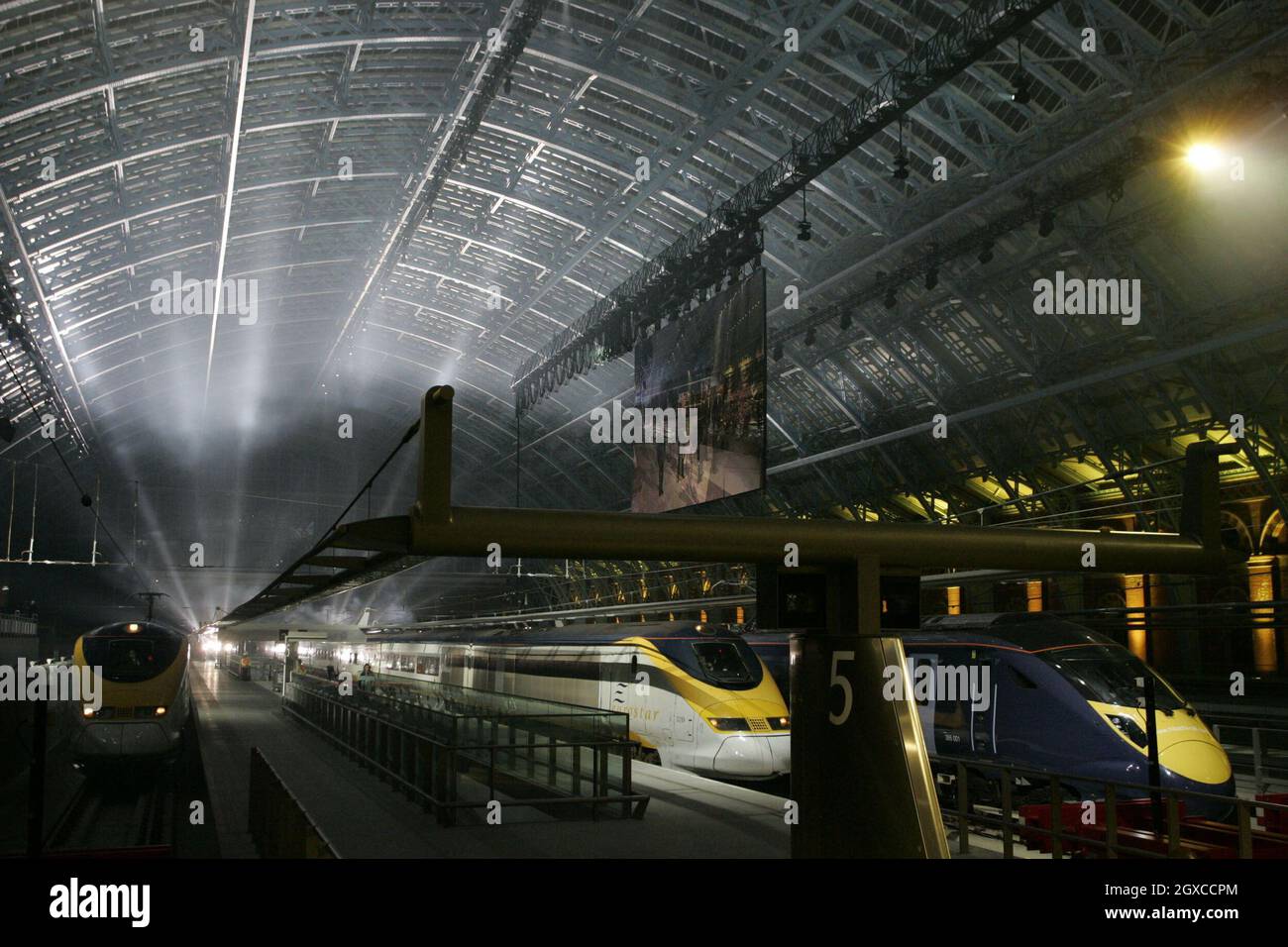 A view of St. Pancras Internation Station, the new home of Eurostar ...