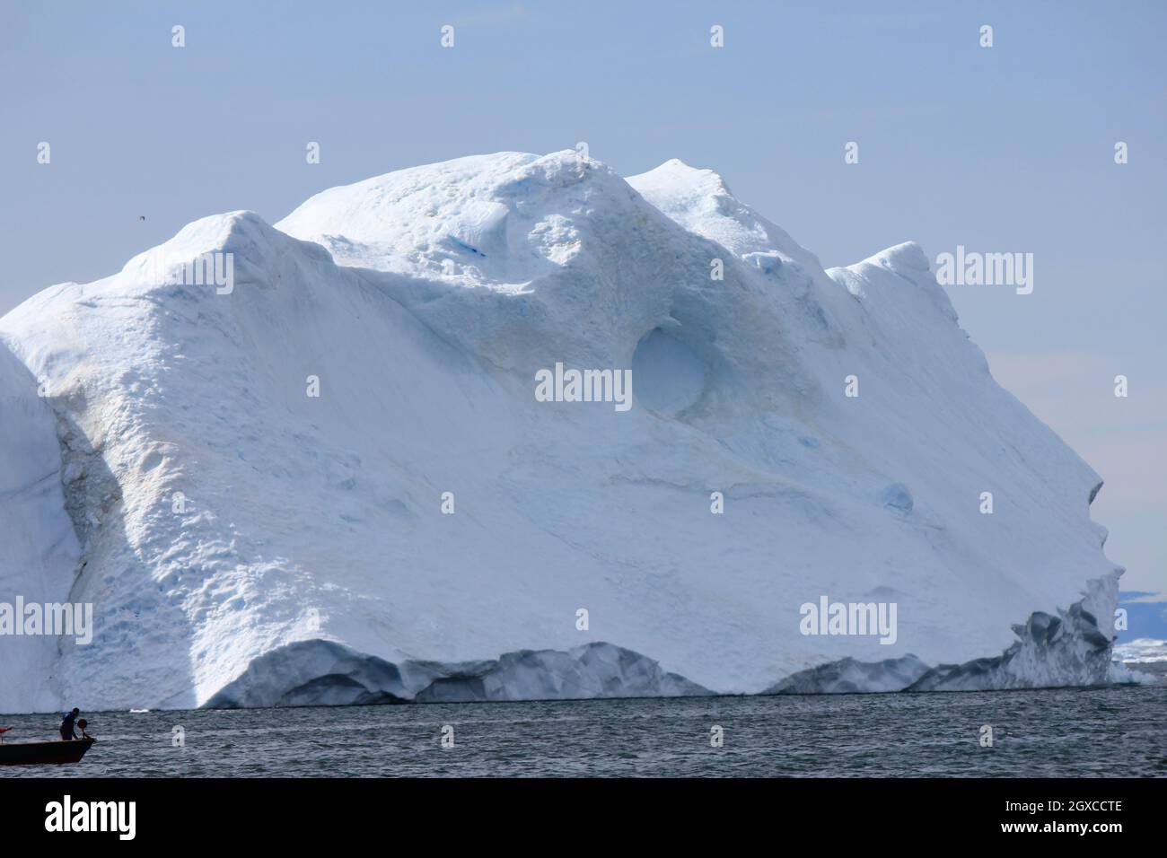 Amazing iceberg scenery in Disko Bay Stock Photo - Alamy