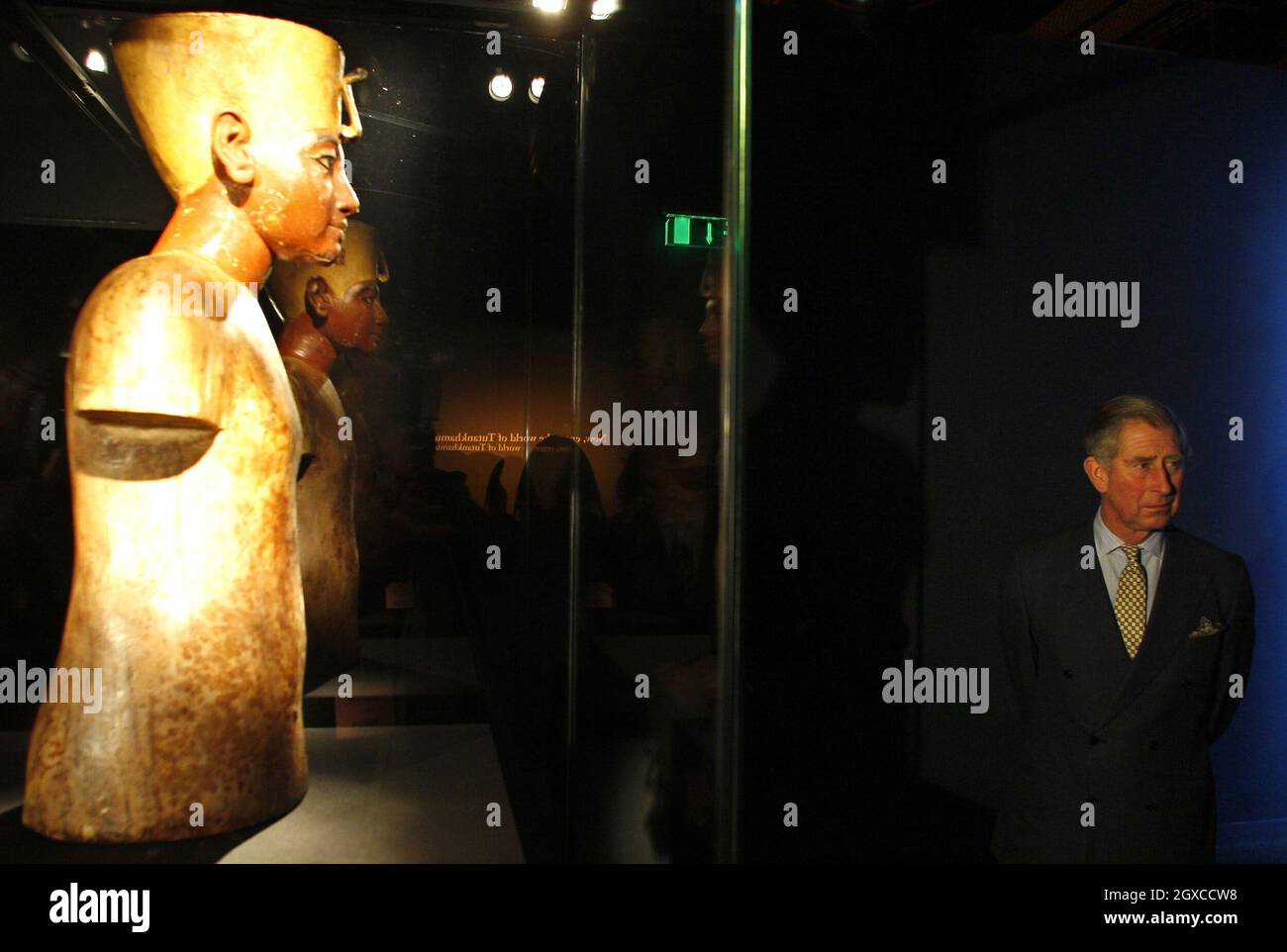 Prince Charles, Prince of Wales visits the "Tutankhamun and the Golden ...