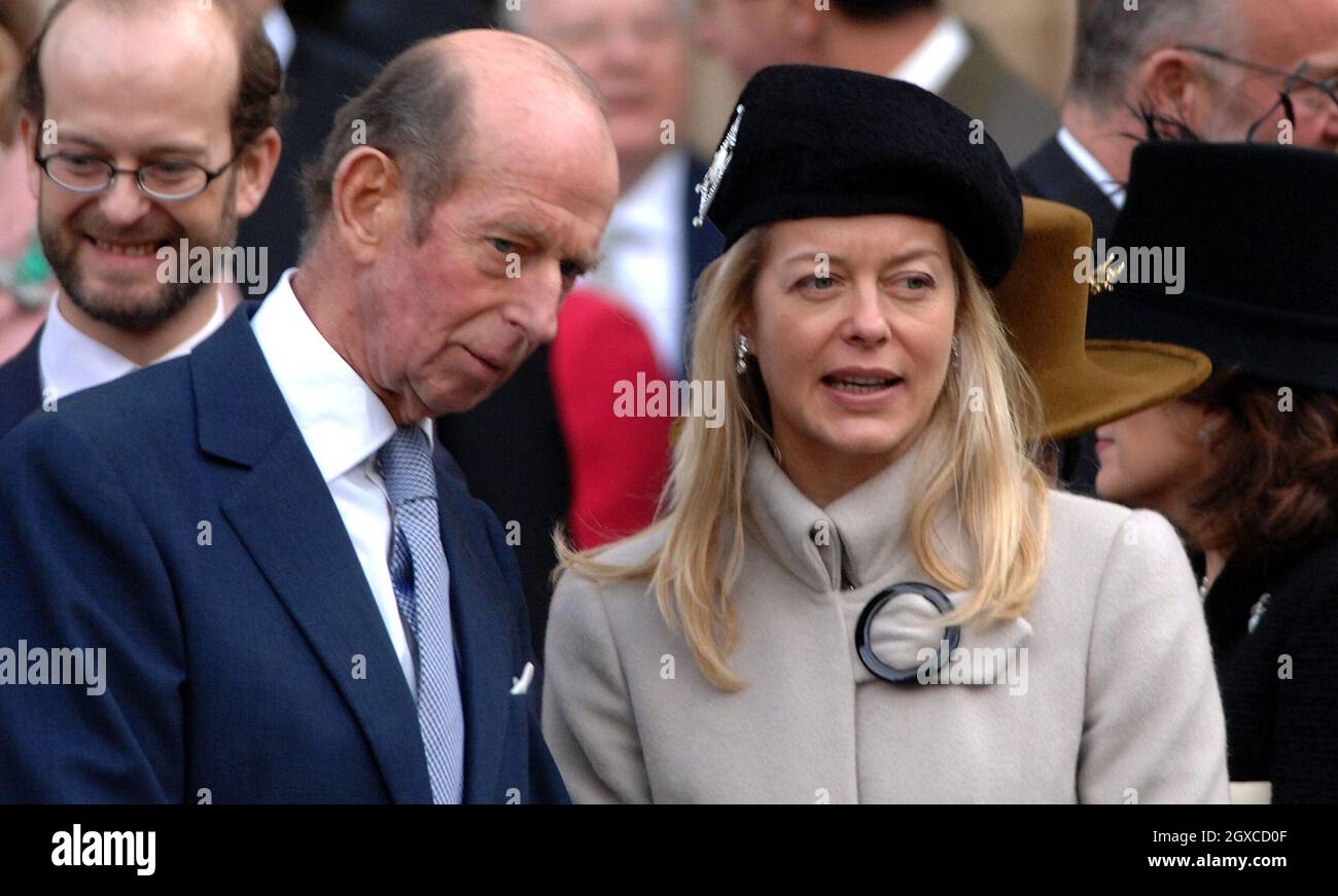 Lady Helen Taylor and her father, the Duke of Kent, attend a Service of ...