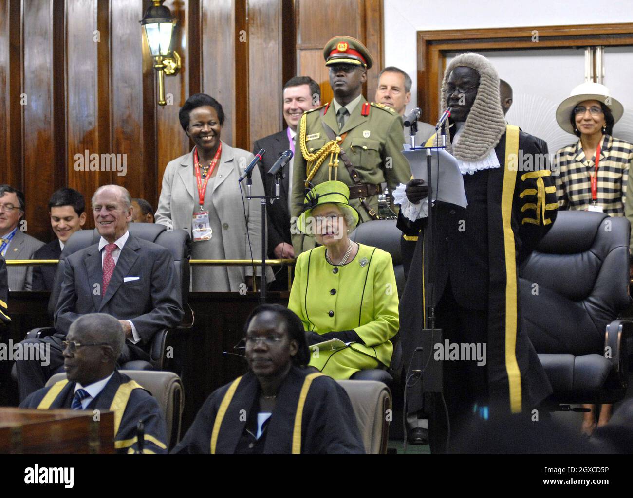 Queen Elizabeth ll and Prince Philip, Duke of Edinburgh visit the ...