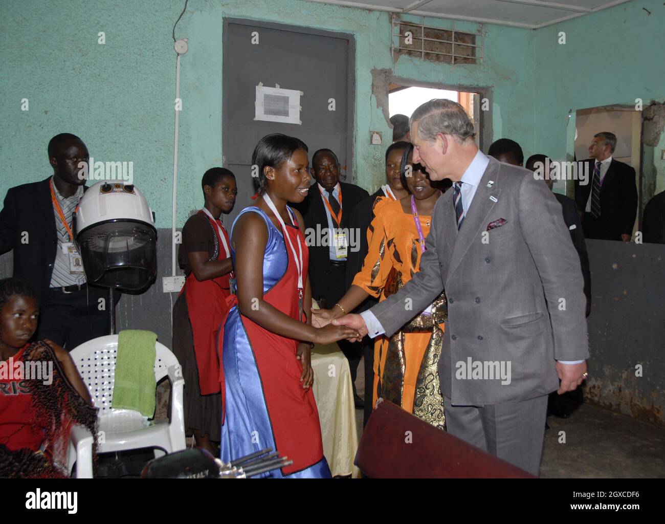Prince Charles Prince of Wales visits a project run by the African and ...