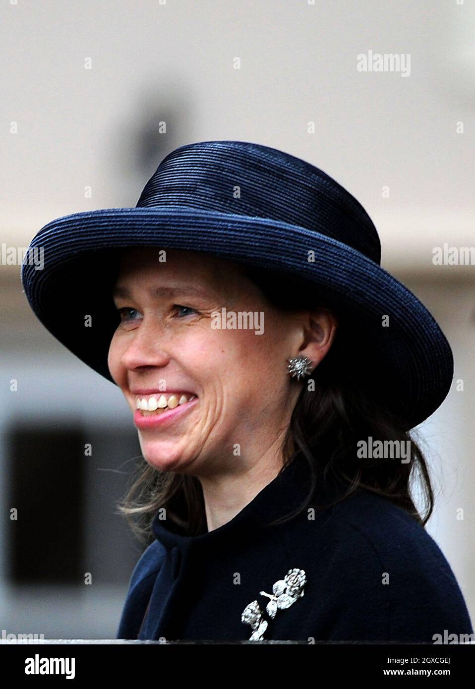 Lady Sarah Chatto leaves St. George's Chapel at Windsor Castle ...