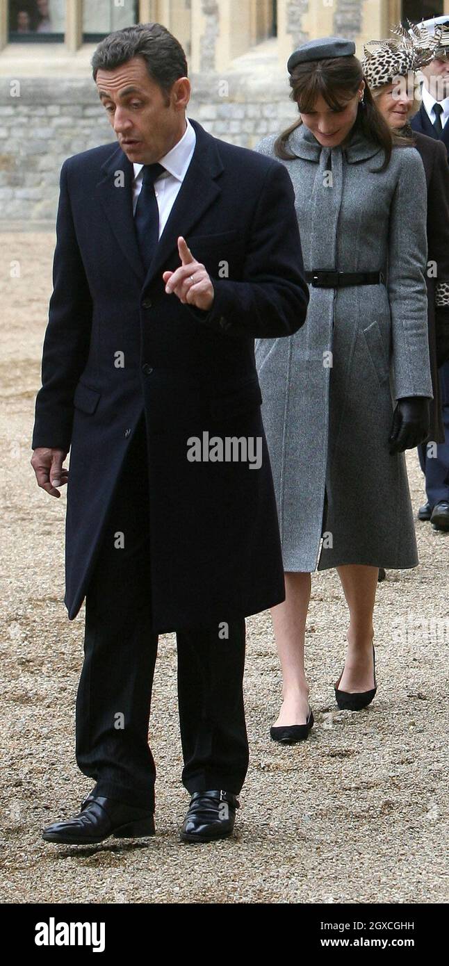French president nicolas sarkozy and carla bruni sarkozy state visit hi ...