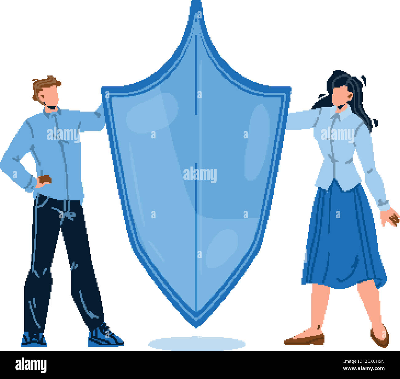 Woman, product management Stock Vector Images - Alamy