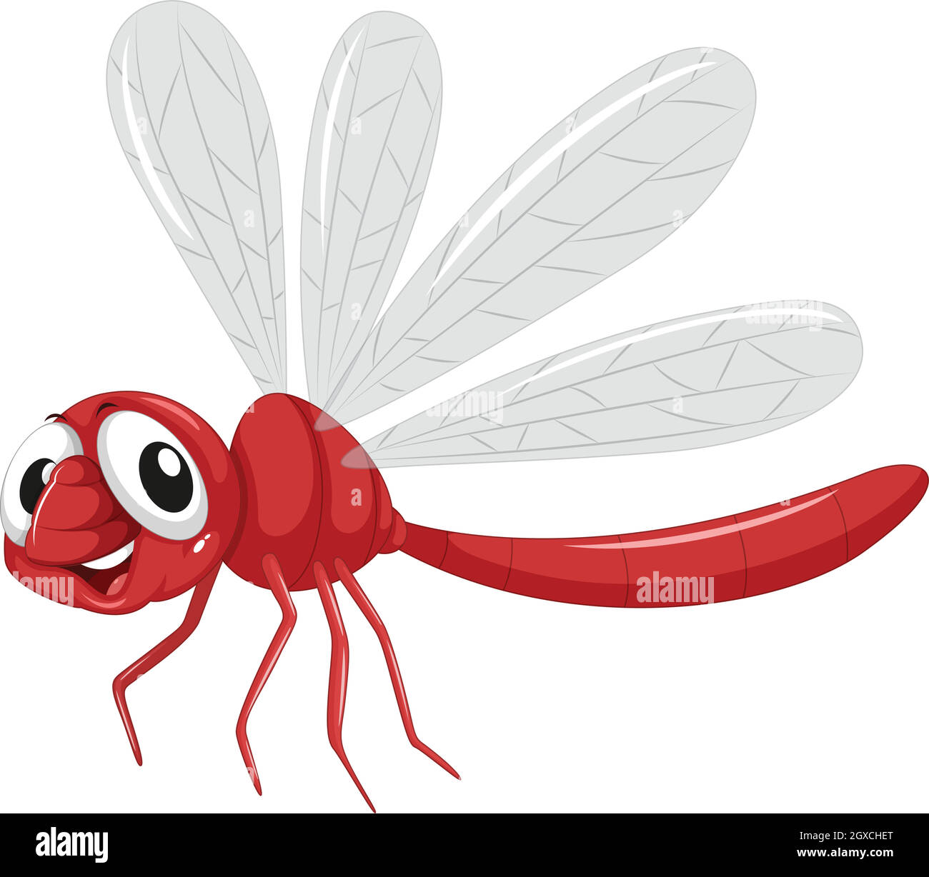 Dragonfly drawing Cut Out Stock Images & Pictures - Alamy