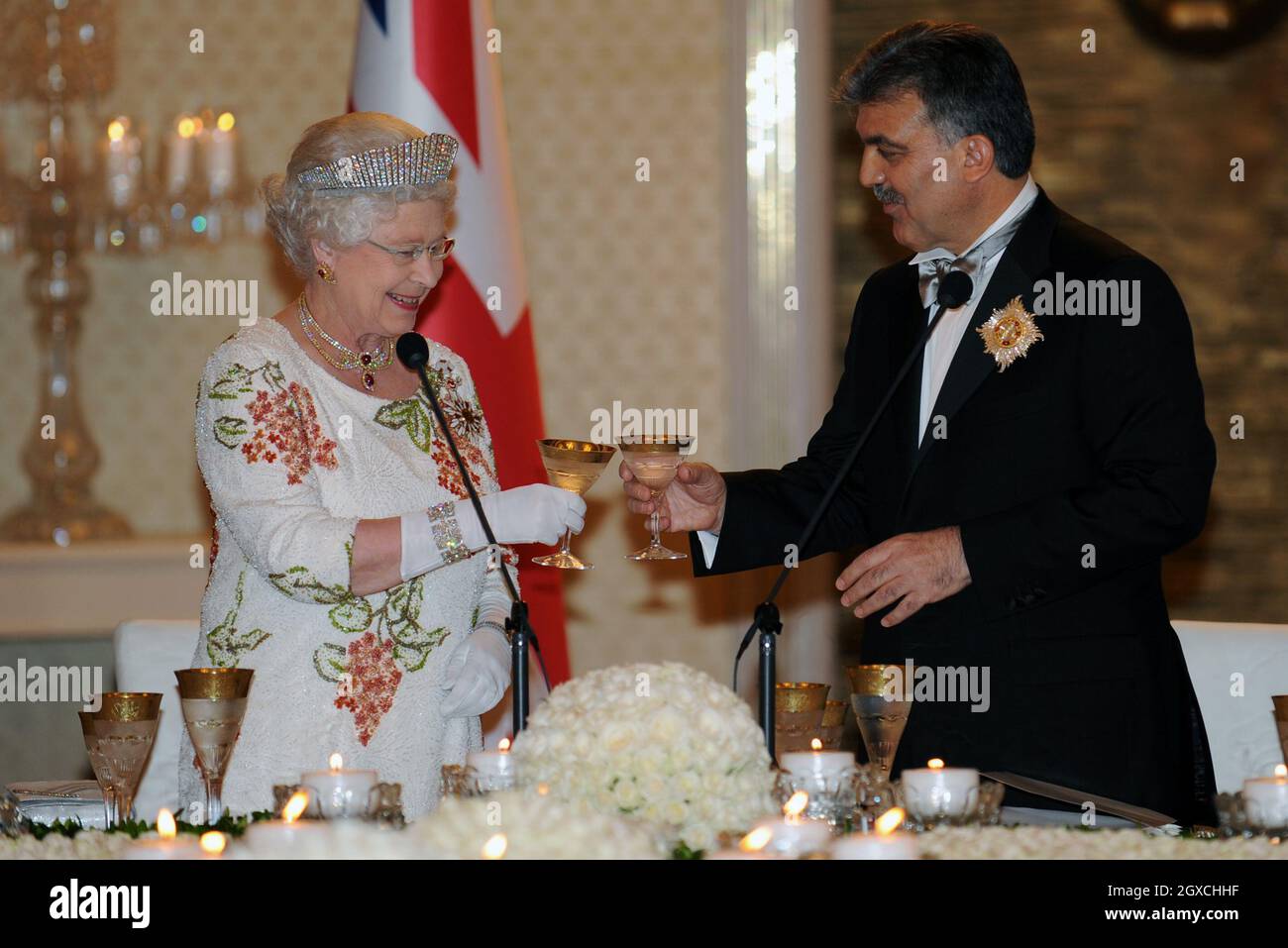 Queen Elizabeth Ii State Visit To Turkey High Resolution Stock ...