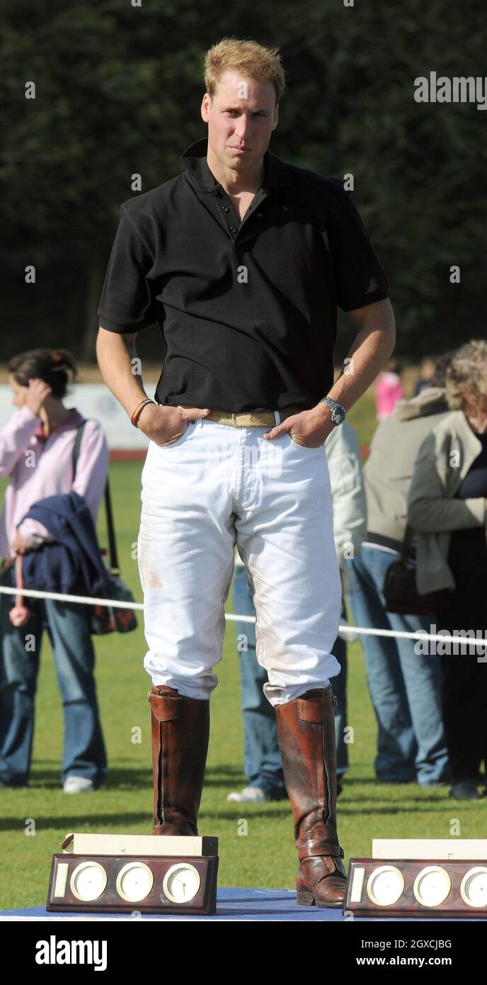 Prince william polo charity hi-res stock photography and images - Alamy
