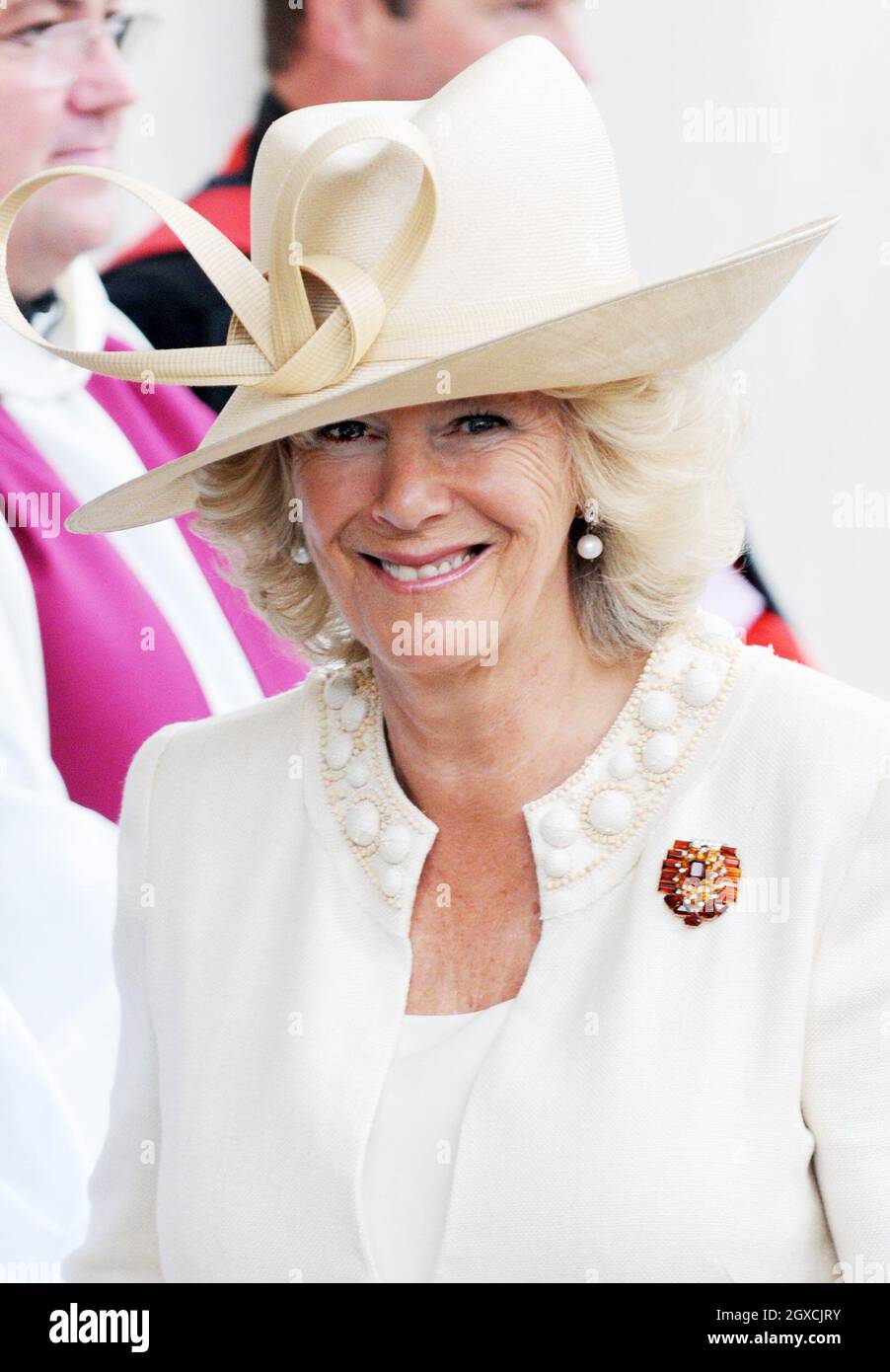 The Duchess of Cornwall arrives at a Reunion Service for The Victoria ...