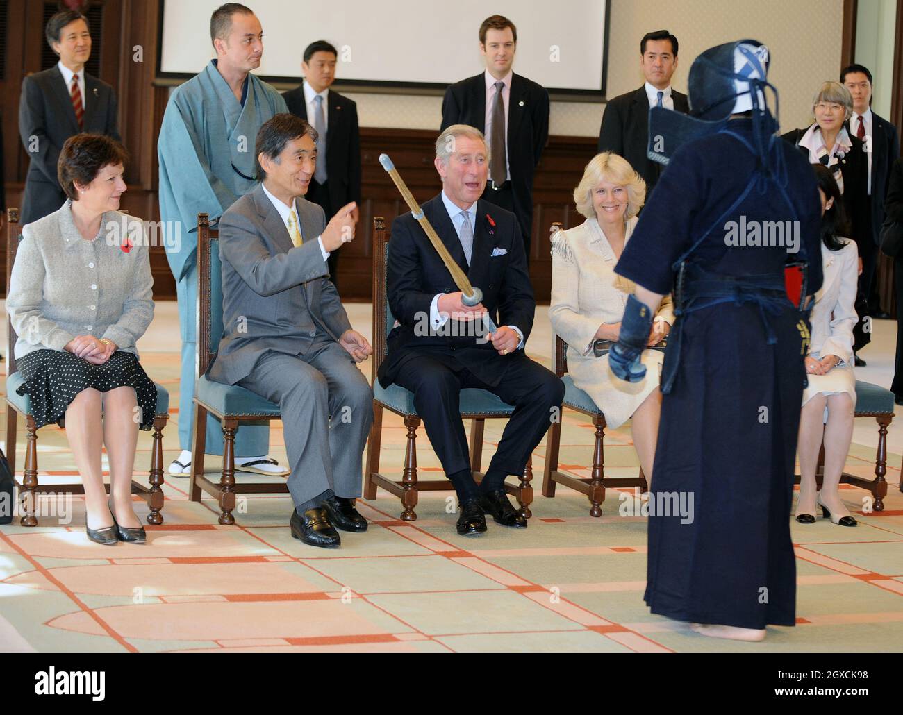 Prince Charles, Prince of Wales and Camilla, Duchess of Cornwall are ...