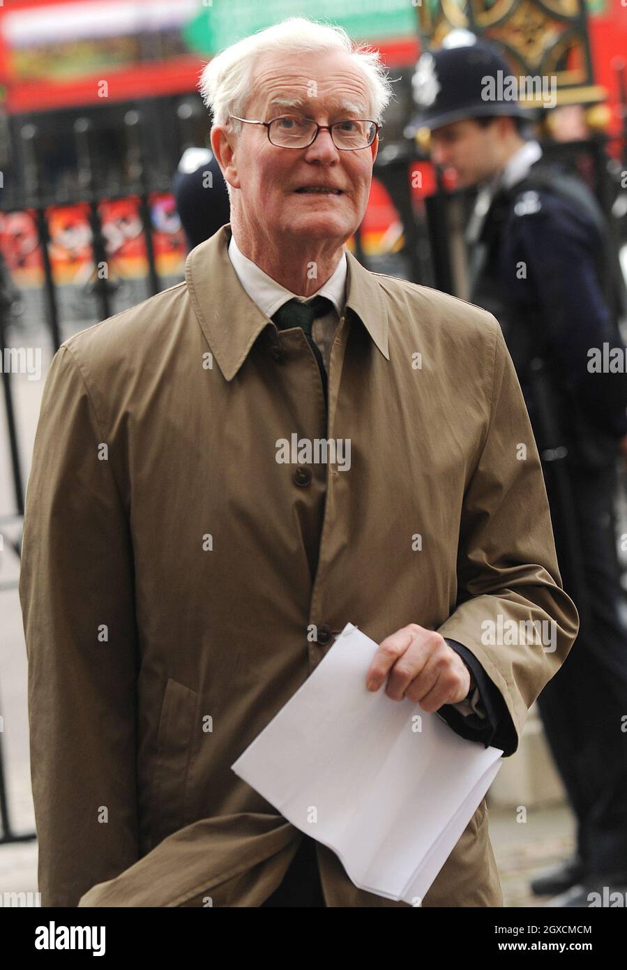 Douglas Hurd arrives for the Commonwealth Day Observance Service at ...