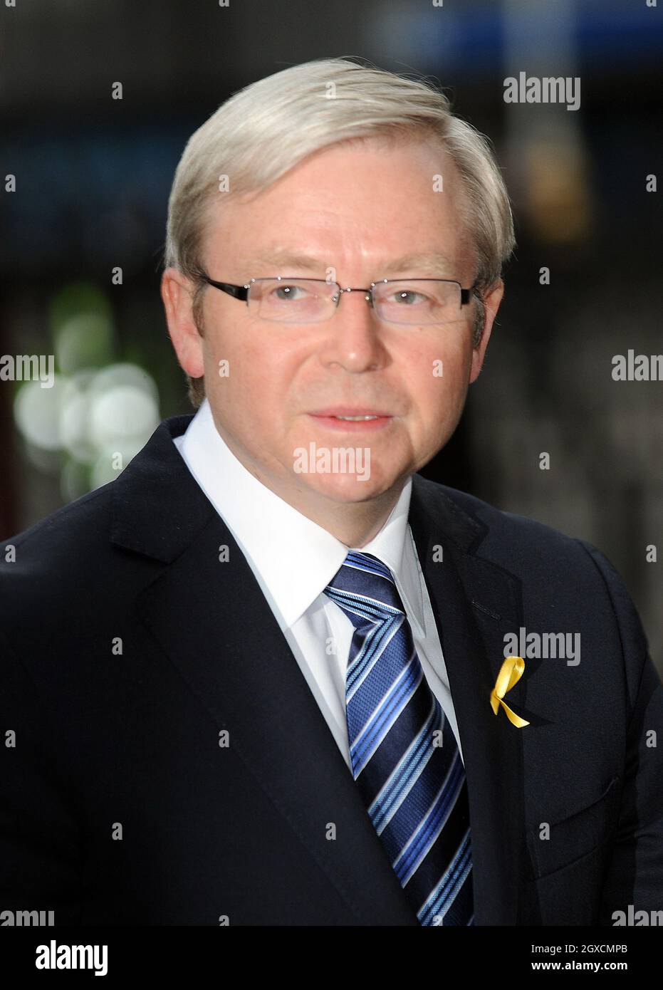 Australian Prime Minister Kevin Rudd arrives for a memorial service for ...