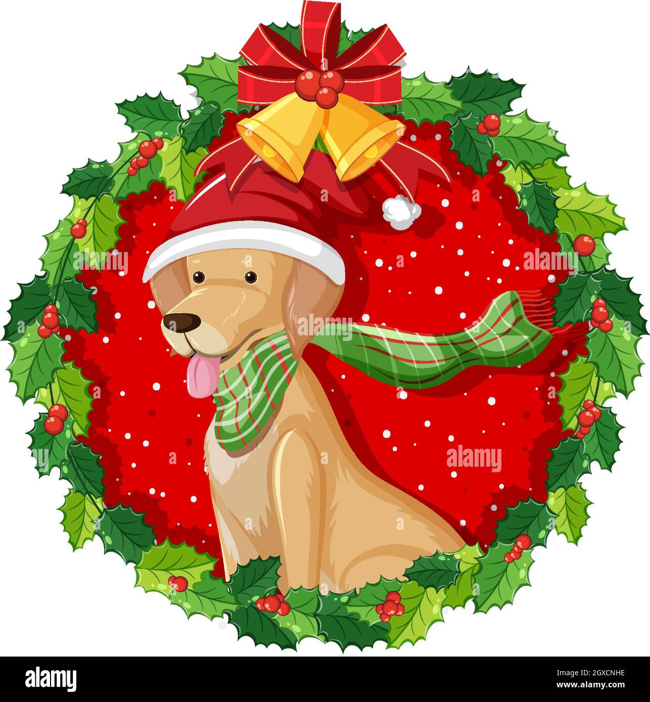 Christmas Dog Clip Art
