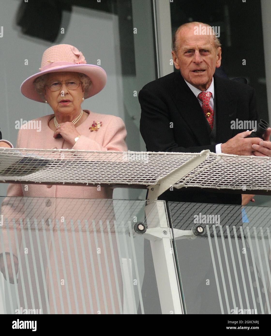 Queen Elizabeth II and Prince Philip, Duke of Edinburgh attend the ...
