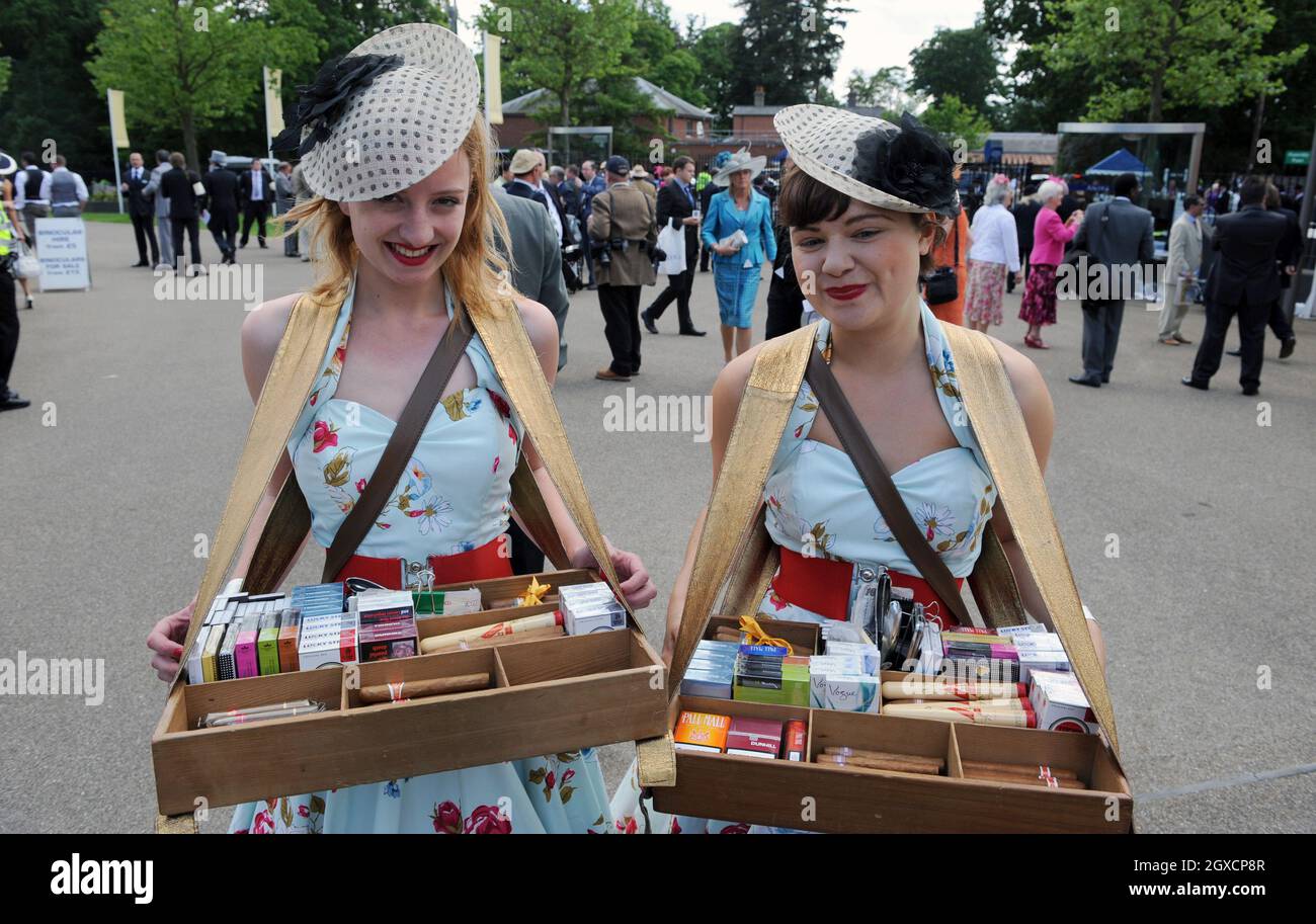 Cigar sellers at the first day of Royal Ascot 2009 at Ascot Racecourse ...