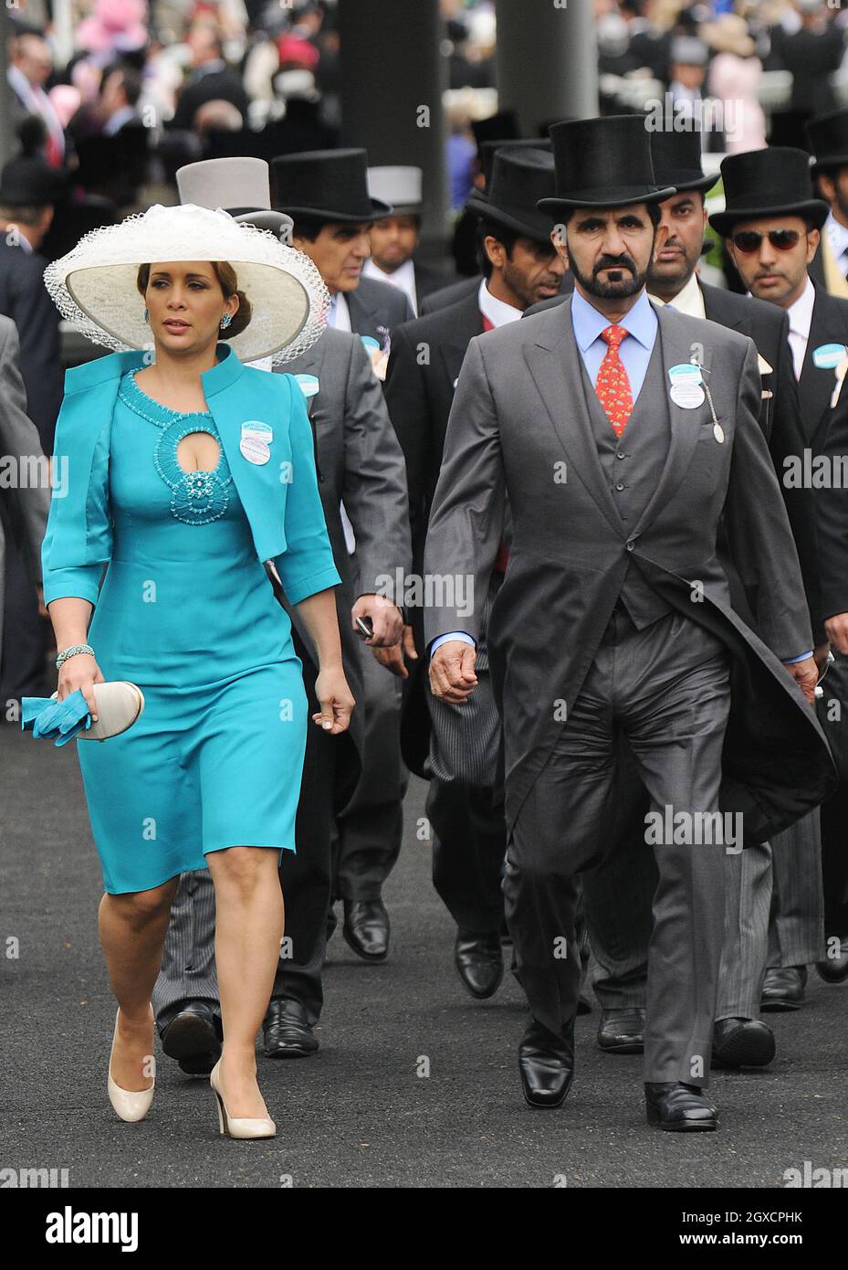 Sheikh Mohammed bin Rashed Al Maktoum and Princess Haya Bint Al Hussein ...