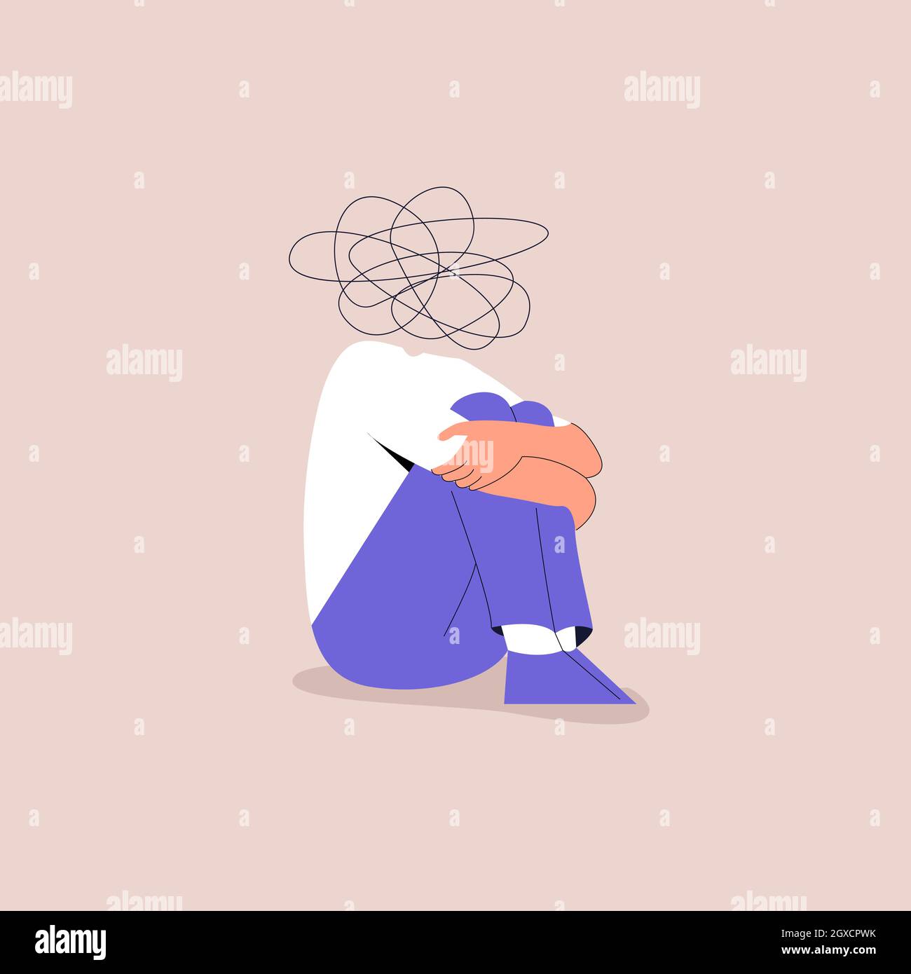 Anxiety and trauma art hi-res stock photography and images - Alamy