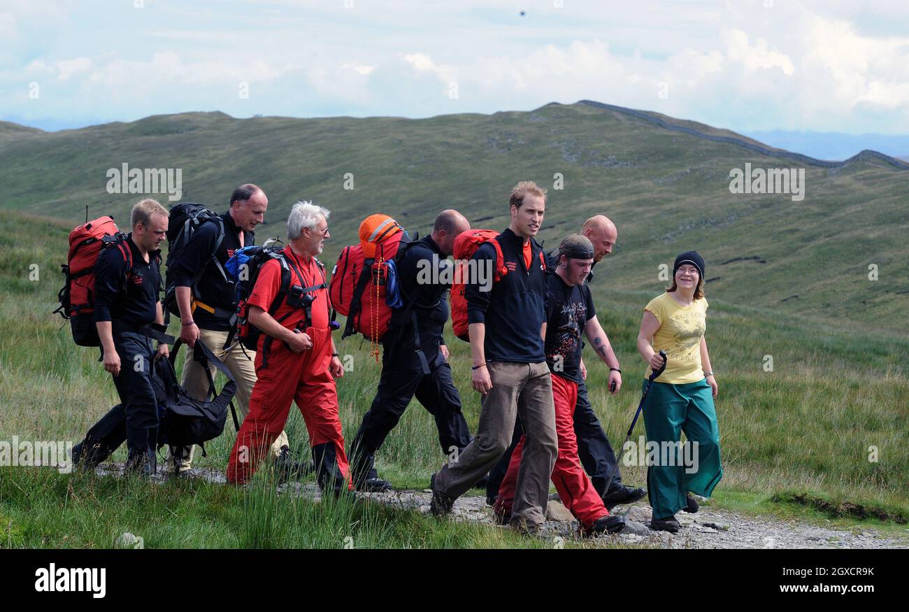 Prince William, Patron of Centrepoint and Patron of the Mountain Rescue ...