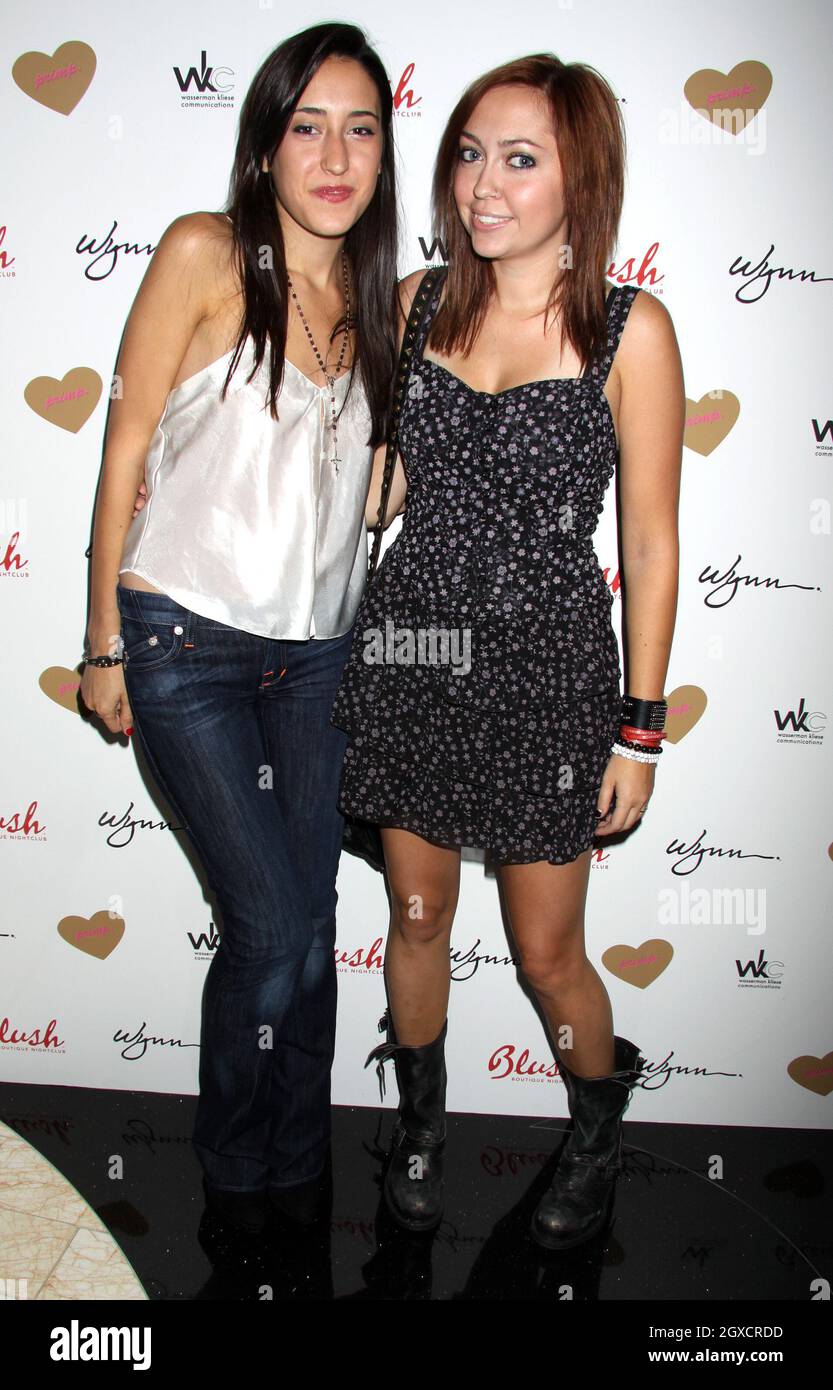 Codi Caraco and Brandy Cyrus at the Primp Clothing party, held at the ...
