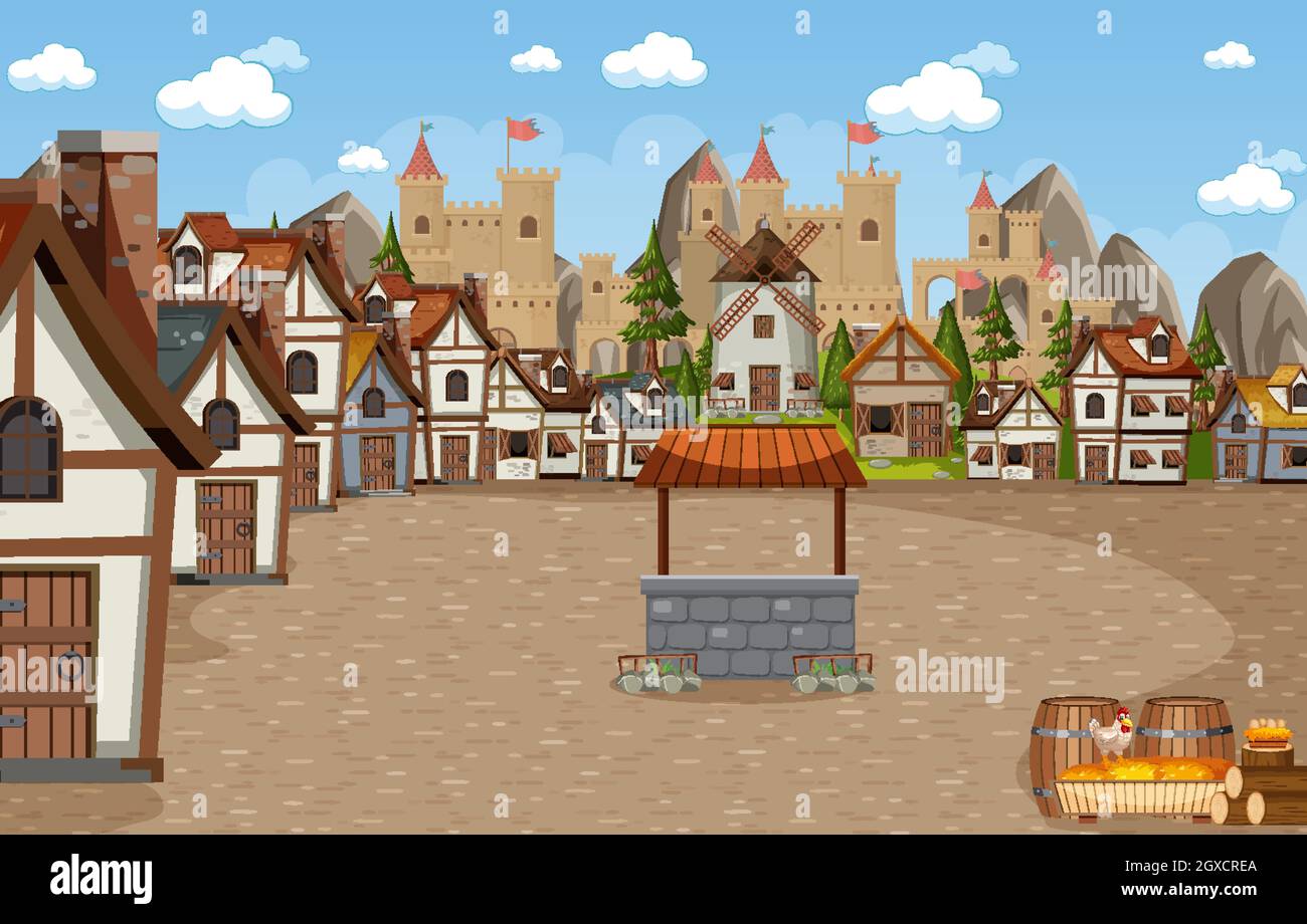 Medieval Cartoon Background