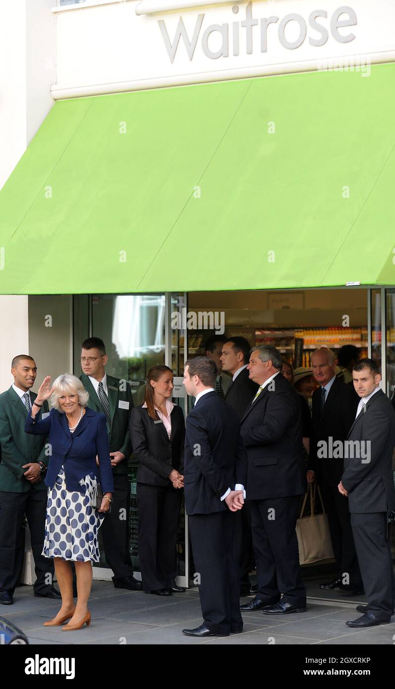 The Duchess of Cornwall (Camilla Parker Bowles) visits the Waitrose ...