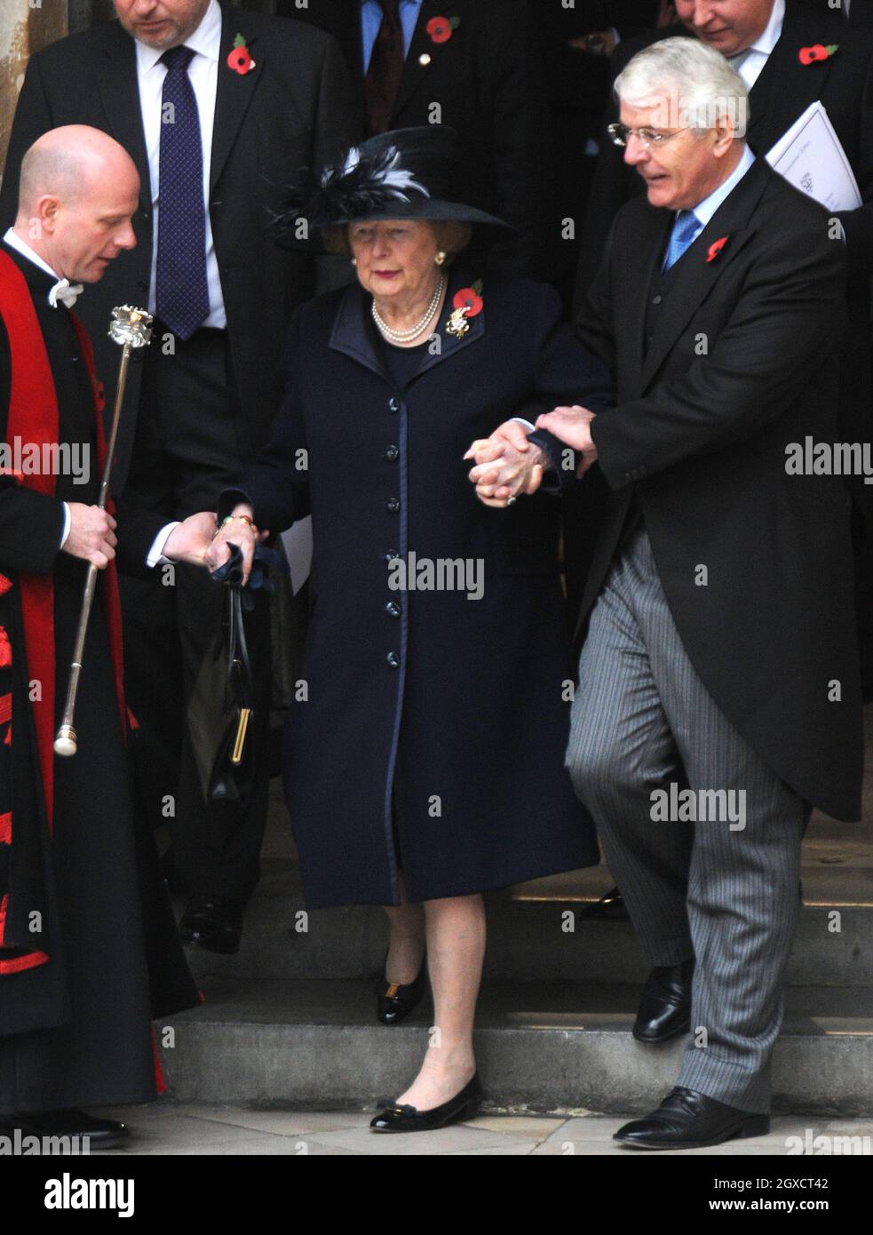 Sir john major and baroness thatcher hi-res stock photography and ...