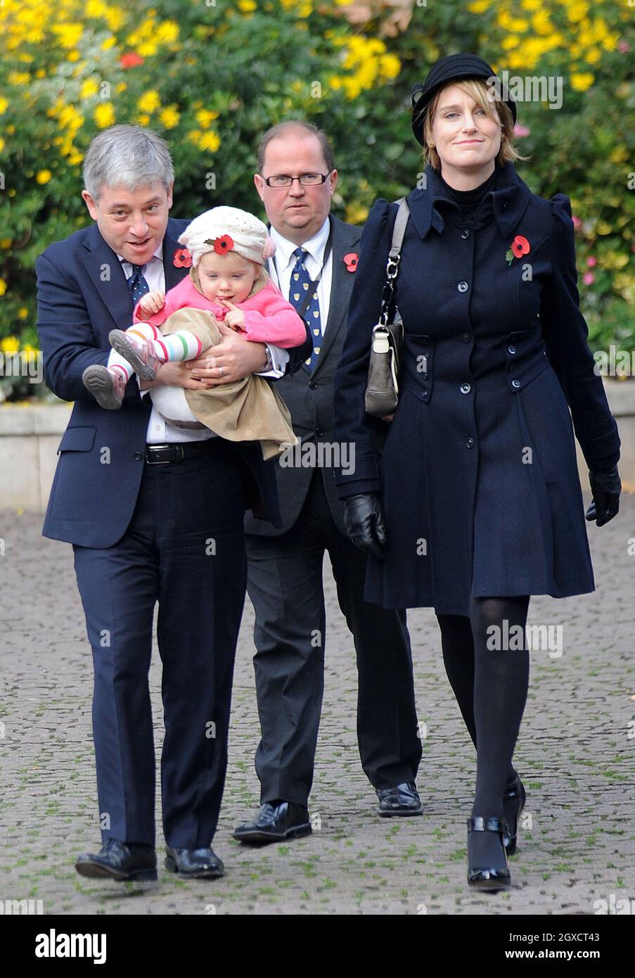 Speaker for the House of Commons John Bercow and daughter Jemima arrive ...