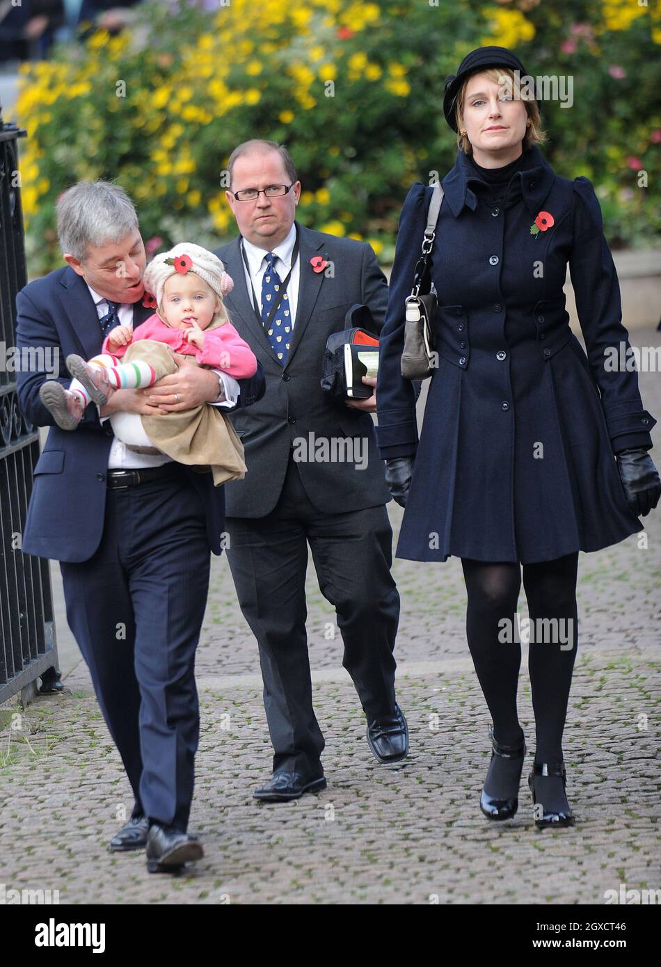 Speaker for the House of Commons John Bercow and daughter Jemima arrive ...