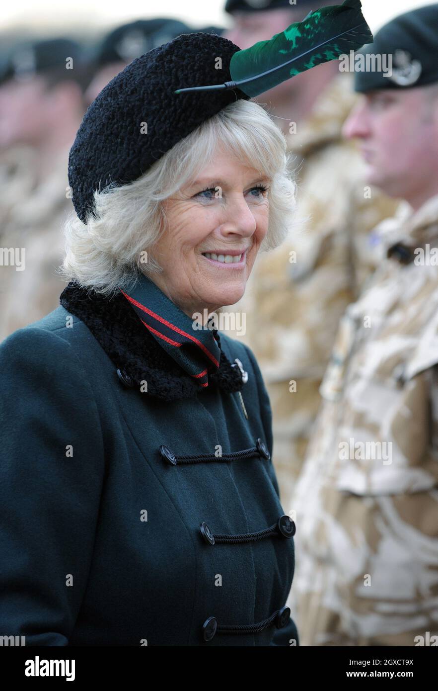 Camilla, Duchess of Cornwall, Royal Colonel, presents Afghanistan ...