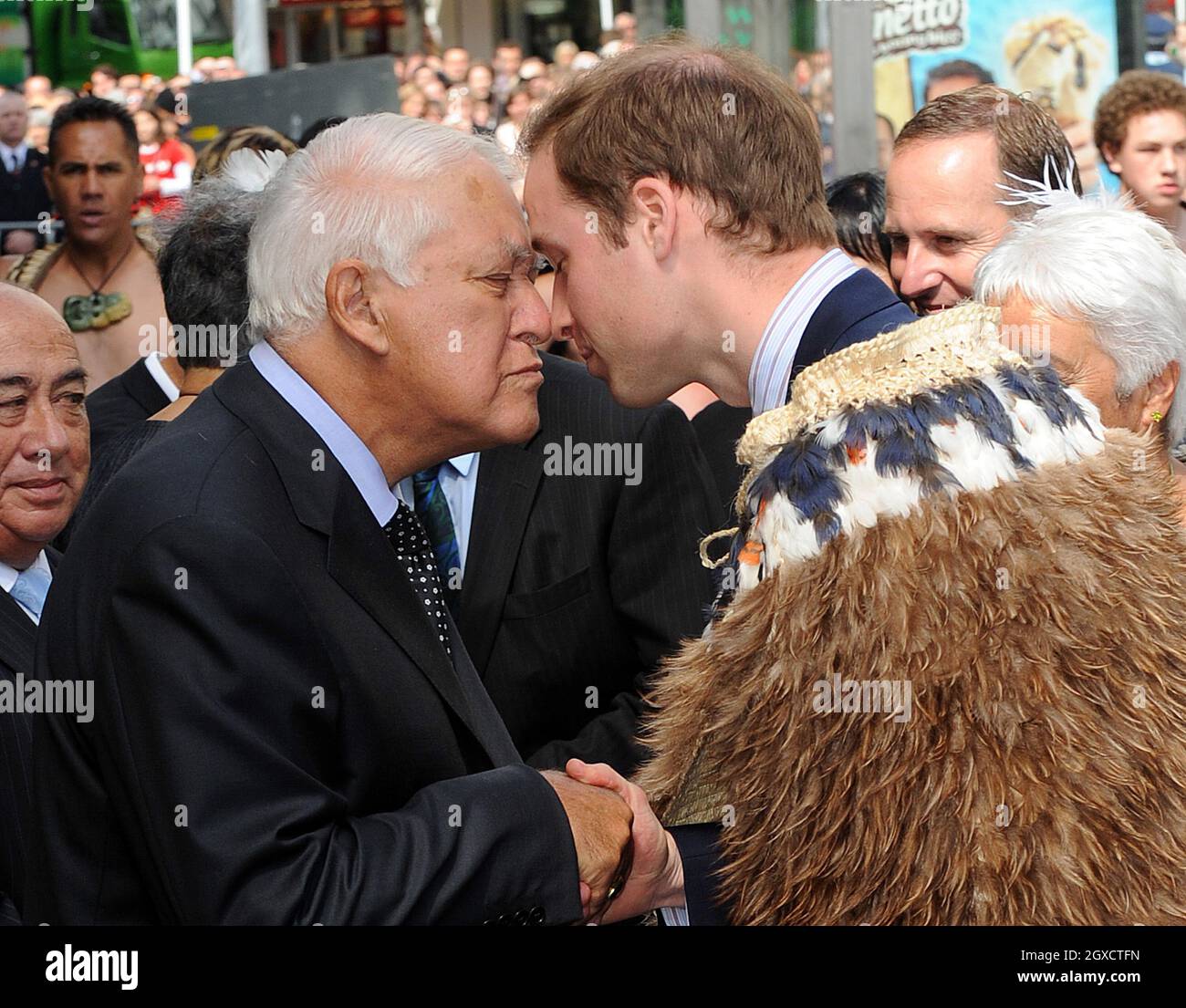 Prince William and Sir Paul Reeves, Former Governor General greet in ...