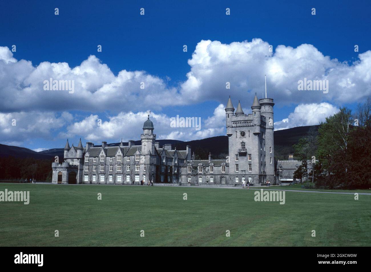 Balmoral Castle in Scotland, one of the Royal residences where the ...