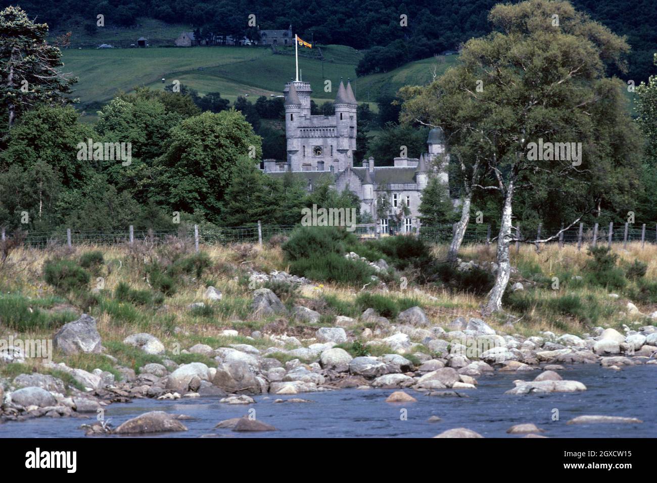 Balmoral Castle in Scotland, one of the Royal residences where the ...