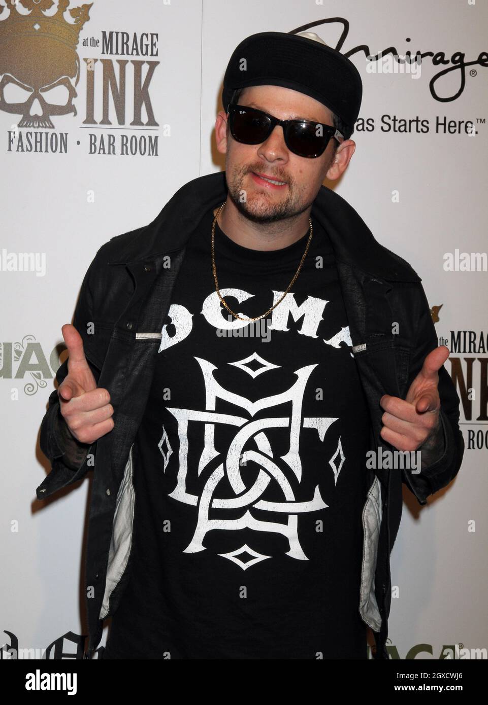 Joel Madden at the "Mario Barth at the Mirage And King Ink", held at ...