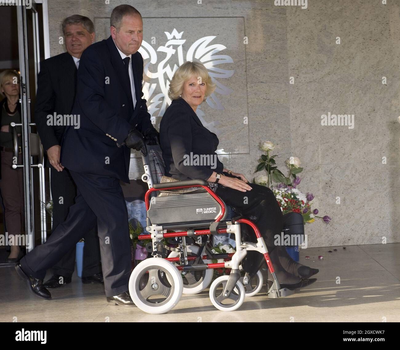 Camilla, Duchess of Cornwall leaves the Polish Cultural Association in ...
