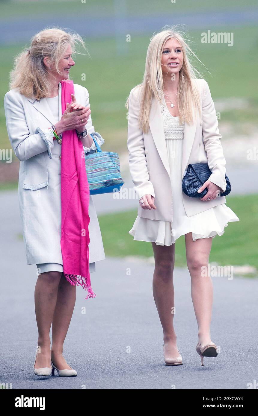Prince Harry's girlfriend Chelsy Davy and his ex-nanny Tiggy Legge ...