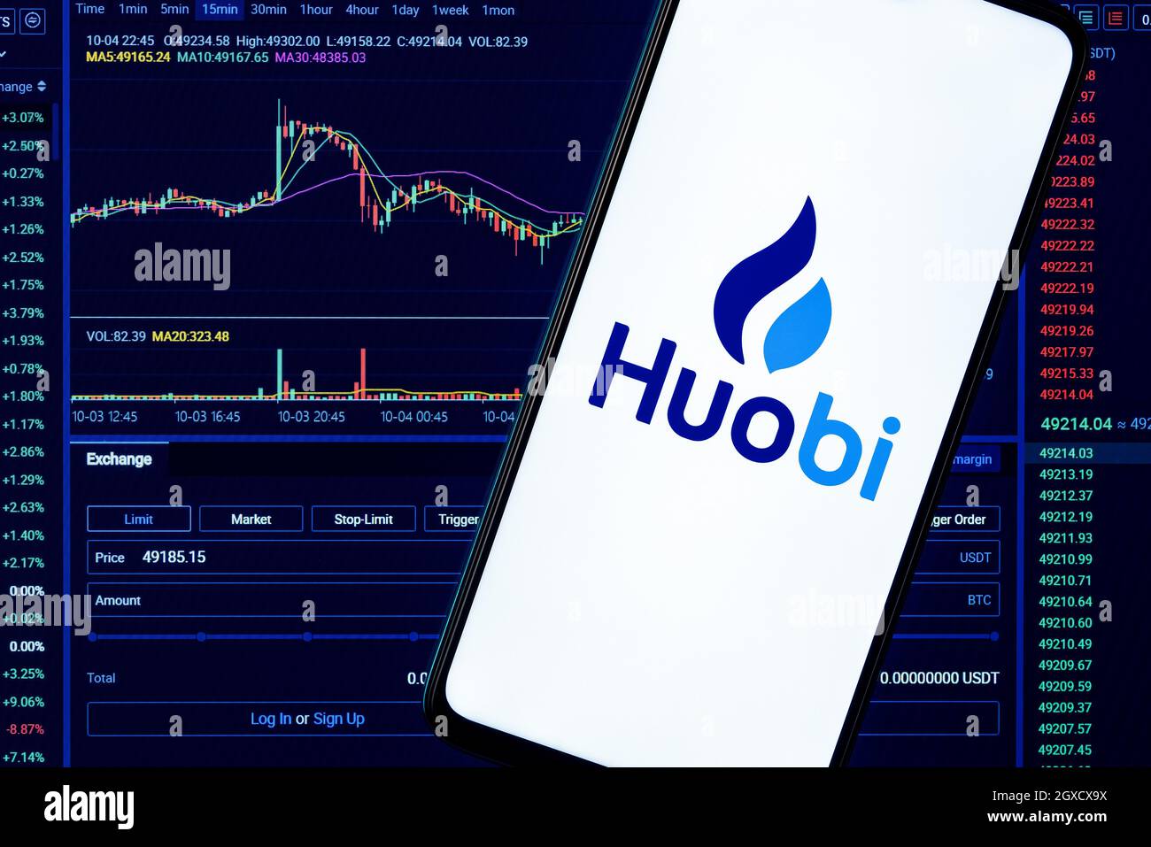 Huobi btc hi-res stock photography and images - Alamy