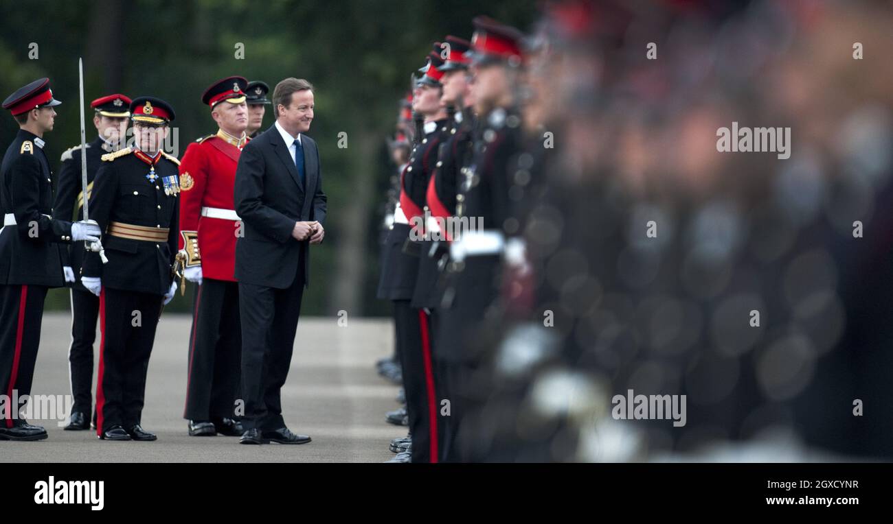 Prime Minister David Cameron attends the Sovereigns Parade at The Royal ...