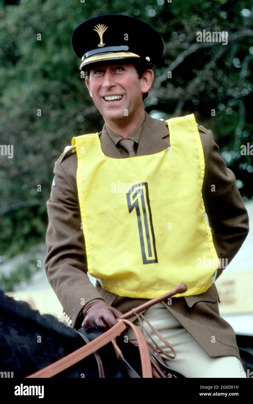 Prince Charles, Prince of Wales, on horse back at the Windsor Horse ...