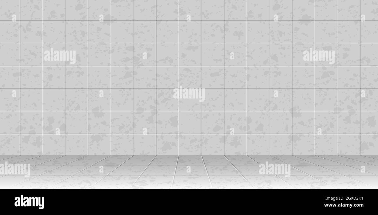 realistic tile wall, empty stage, background for your design. EPS 10 ...