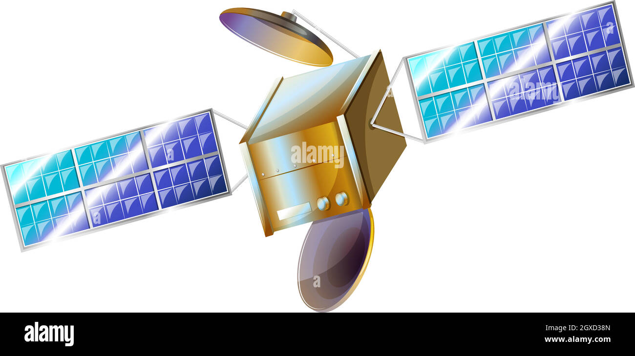 Sputnik satellite earth Stock Vector Images - Alamy