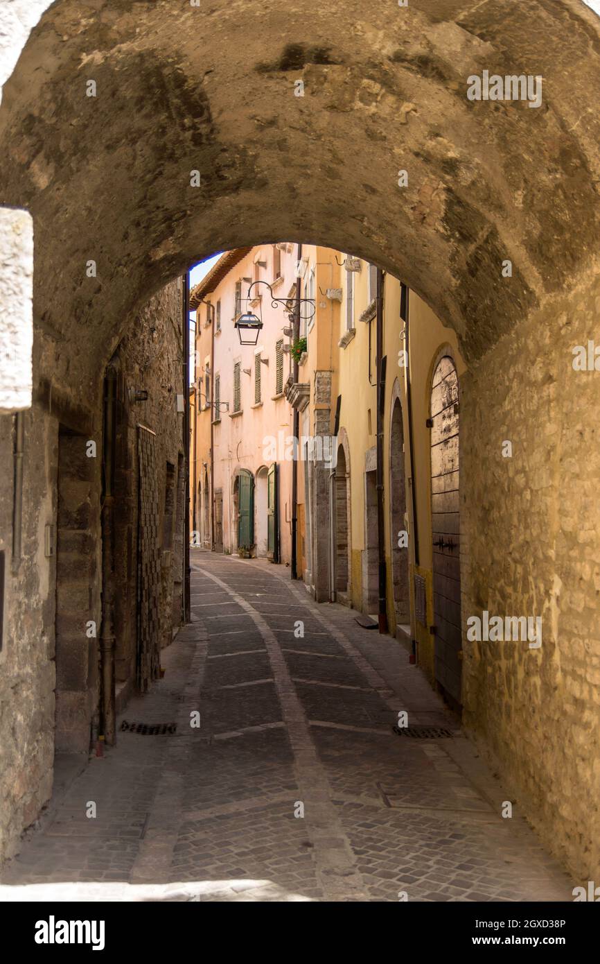 Village, Visso, Marche, Italy, Europe Stock Photo - Alamy