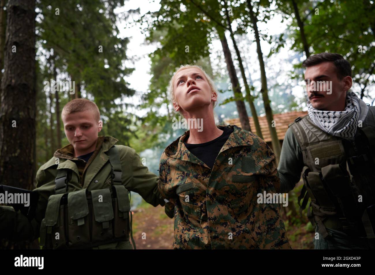 Interrogation police female hi-res stock photography and images - Alamy